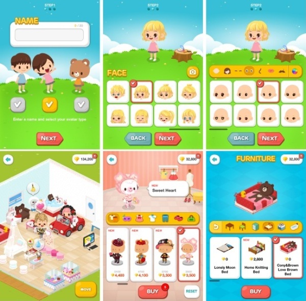 LINE PLAY – Tự mình tạo nhân vật hoạt hình cá tính